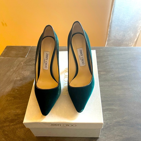 Jimmy Choo | Shoes | Jimmy Choo Romy 0 Green Suede | Poshmark